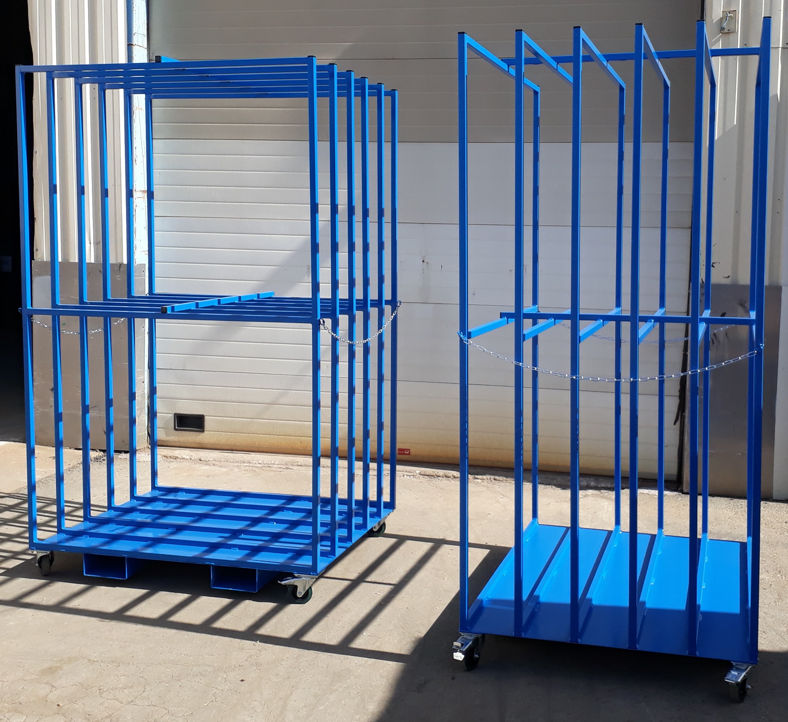 Chariot de stockage de production sur mesure - Marelec